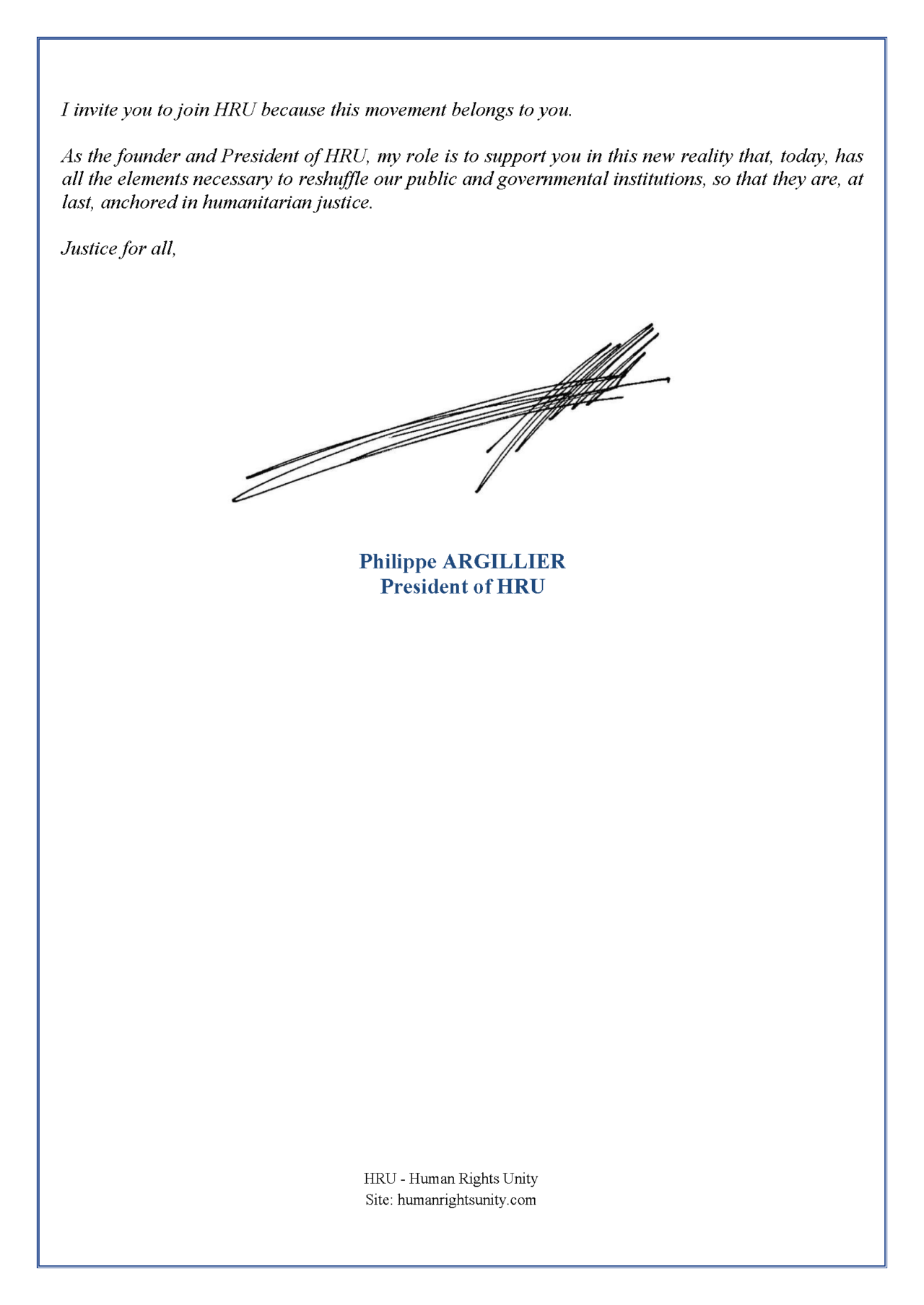 Introduction to HRU | Human Rights Unity